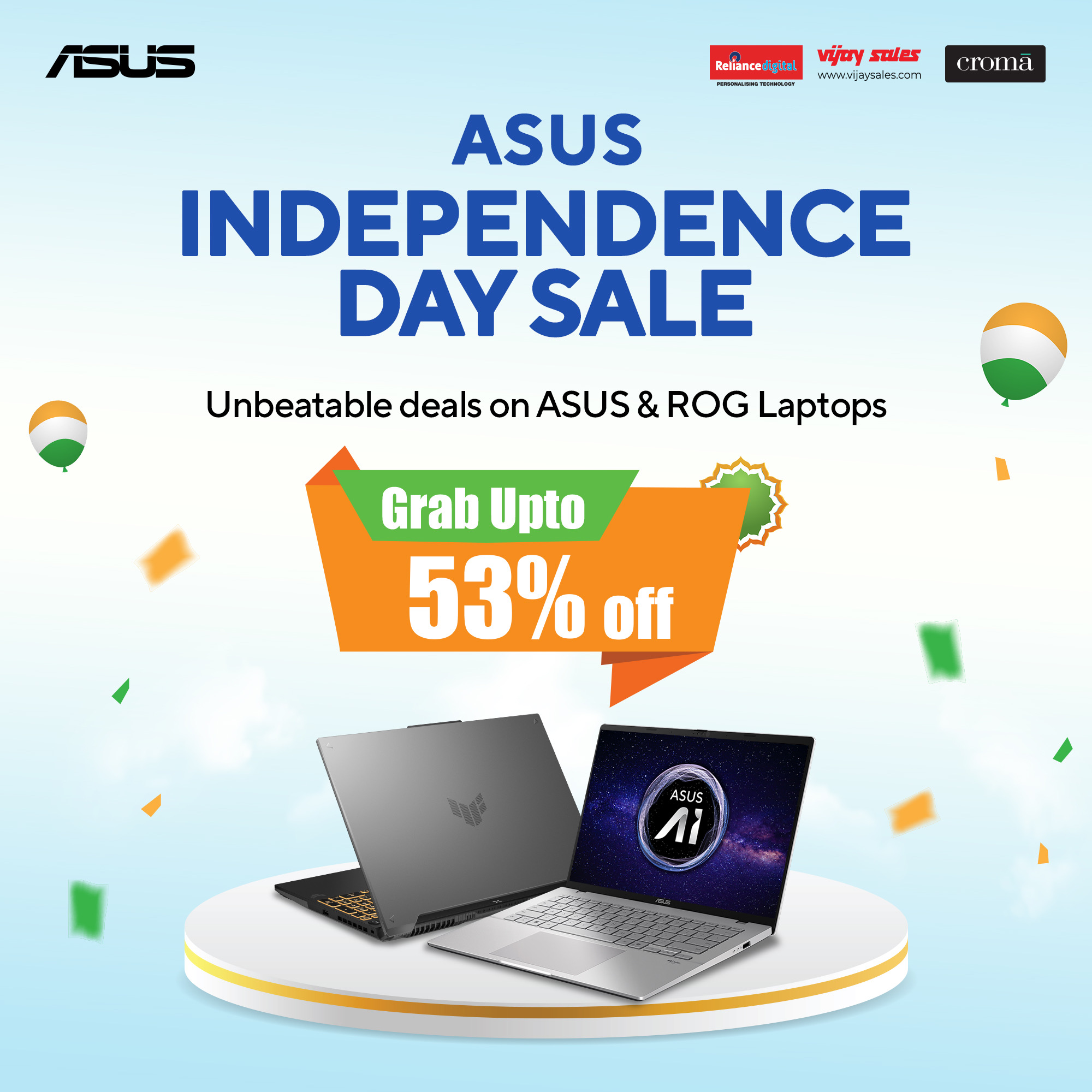 ASUS Rolls Out Special Laptop Offers for Independence Day 2025 with up ...
