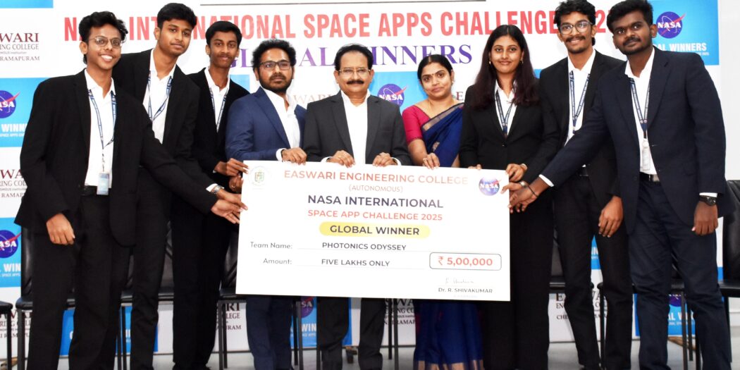 Easwari Engineering College, Chennai Students Win Global Honour at NASA ...